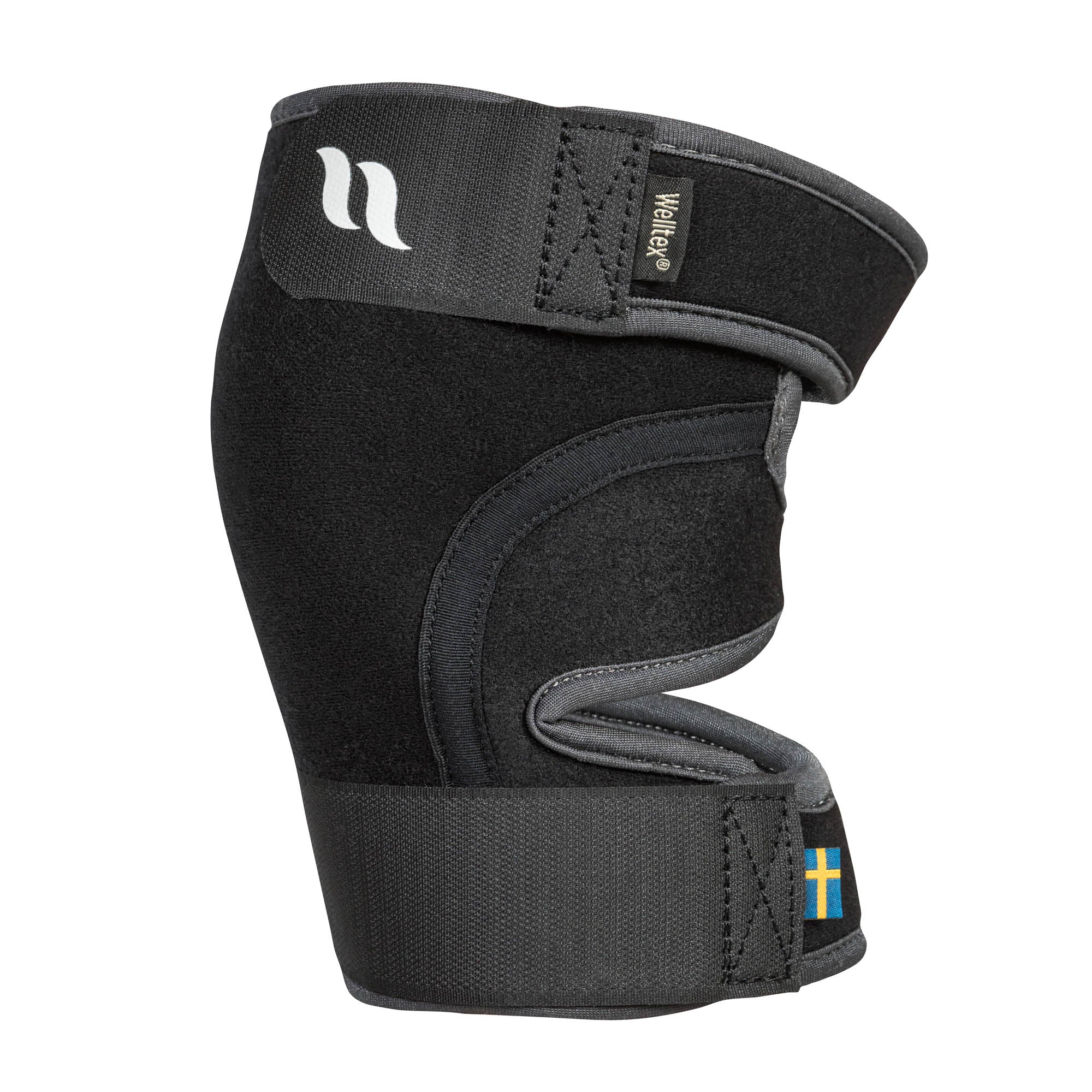 Justerbar knæbandage med åben knæfold | Welltex® | Back on Track